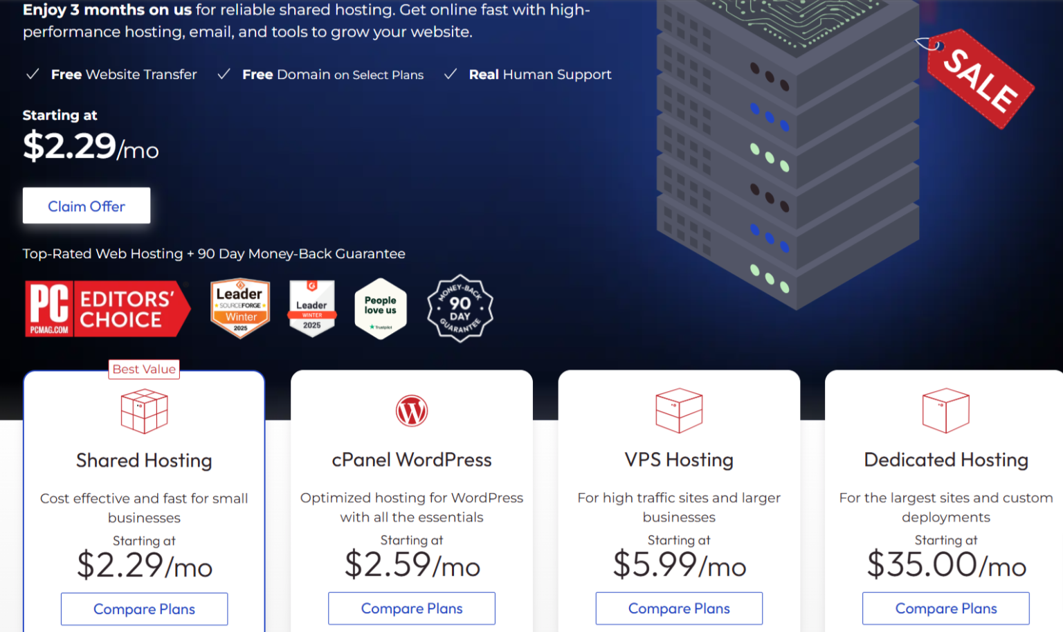 7 Best Web Hosting for Beginners 2025 (Tested & Reviewed)