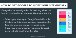 How to Get Google to Index Your New Site Quickly [Blogger's Guide]