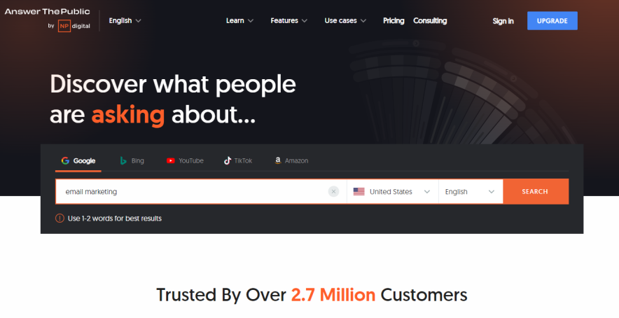 Answer The Public Review [My Take, Features, Pros, Cons]