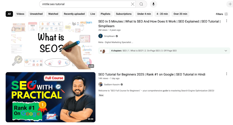 19 Most Useful YouTube Search Operators in 2025 [Pro List]