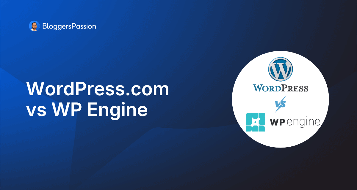 WordPress.com vs WP Engine Hosting Comparison in 2026